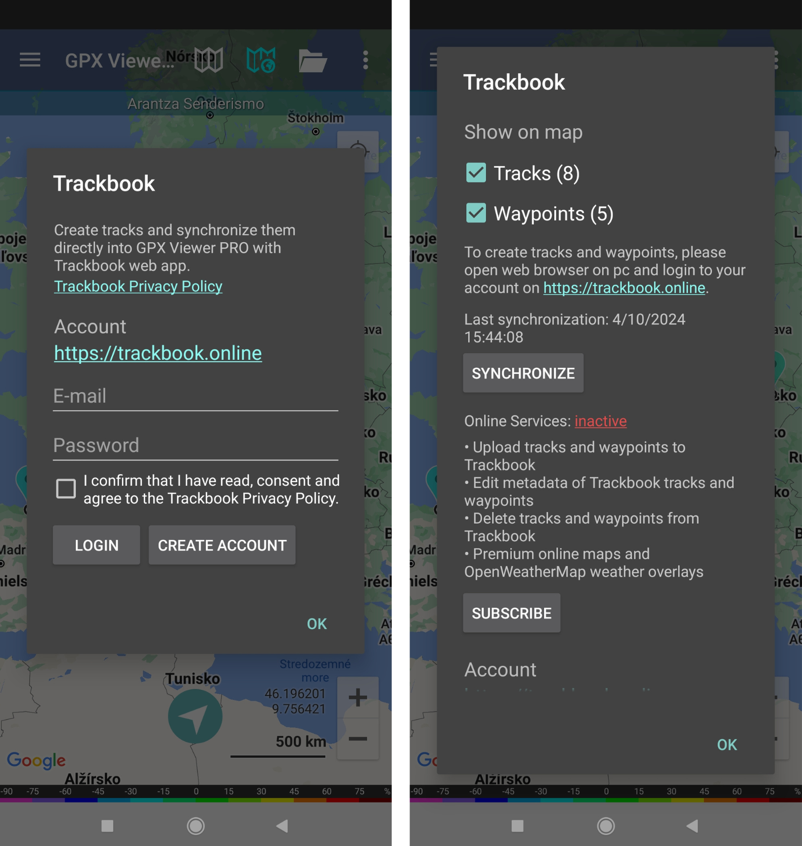 Synchronize your Trackbook tracks with GPX Viewer – Vectura Games Blog