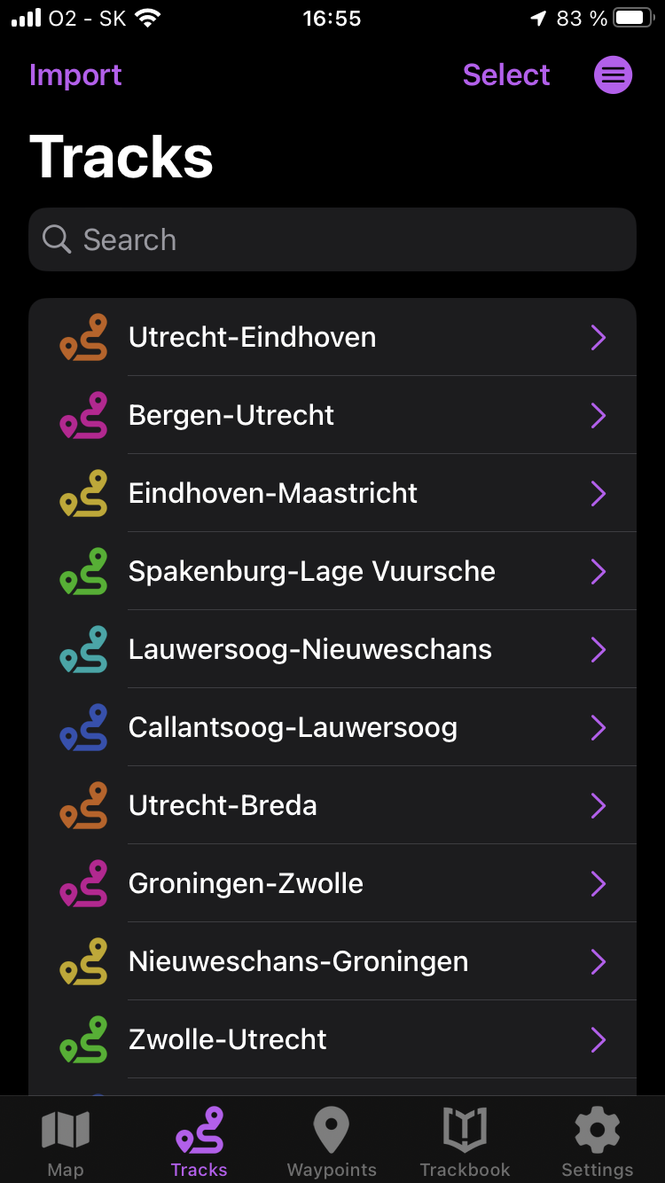 GPX Viewer PRO on iOS: differences to Android – Vectura Games Blog